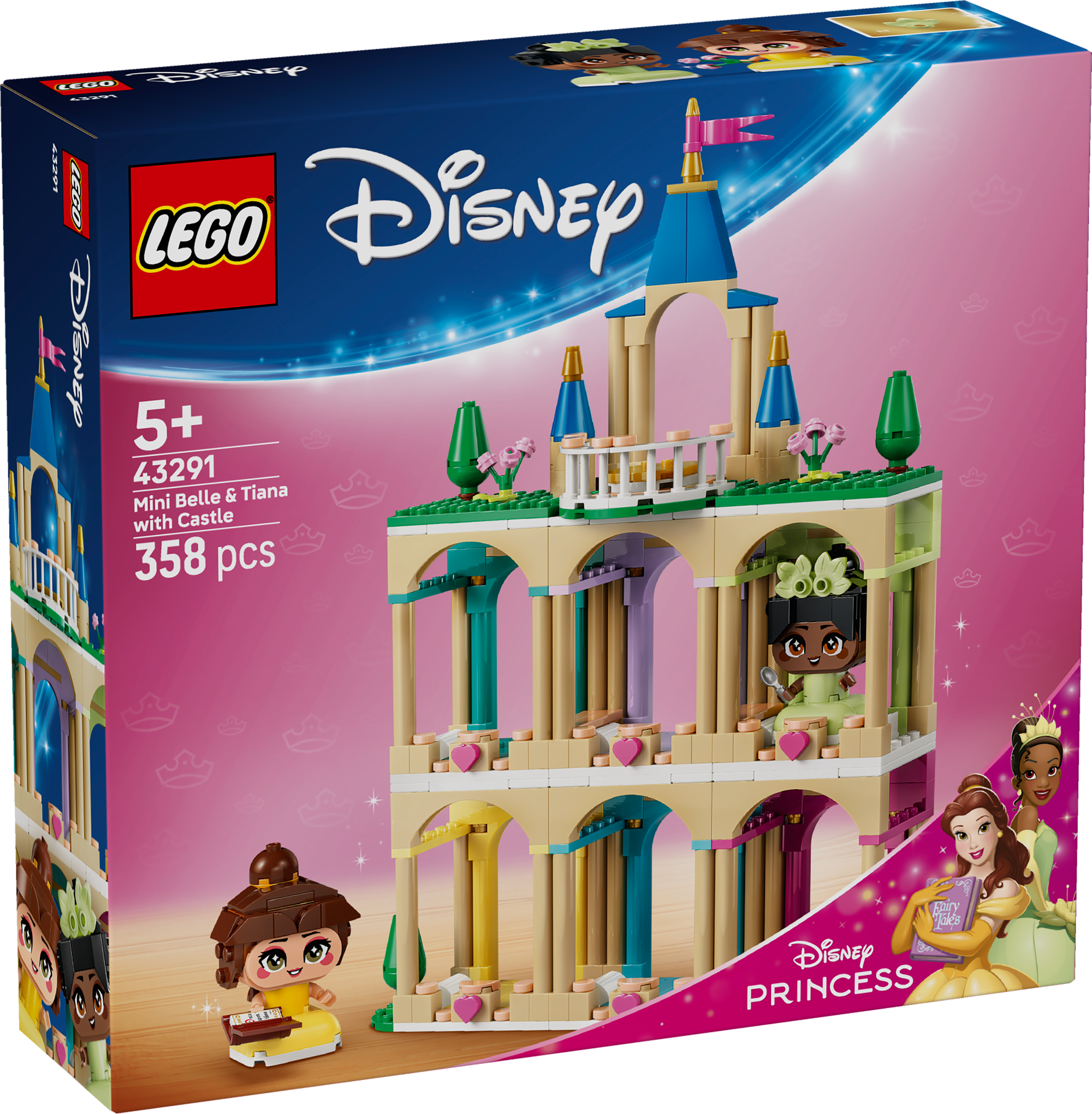 LEGO Disney Princess Minimodeller Af Belle Og Tiana Med Slot - 43291