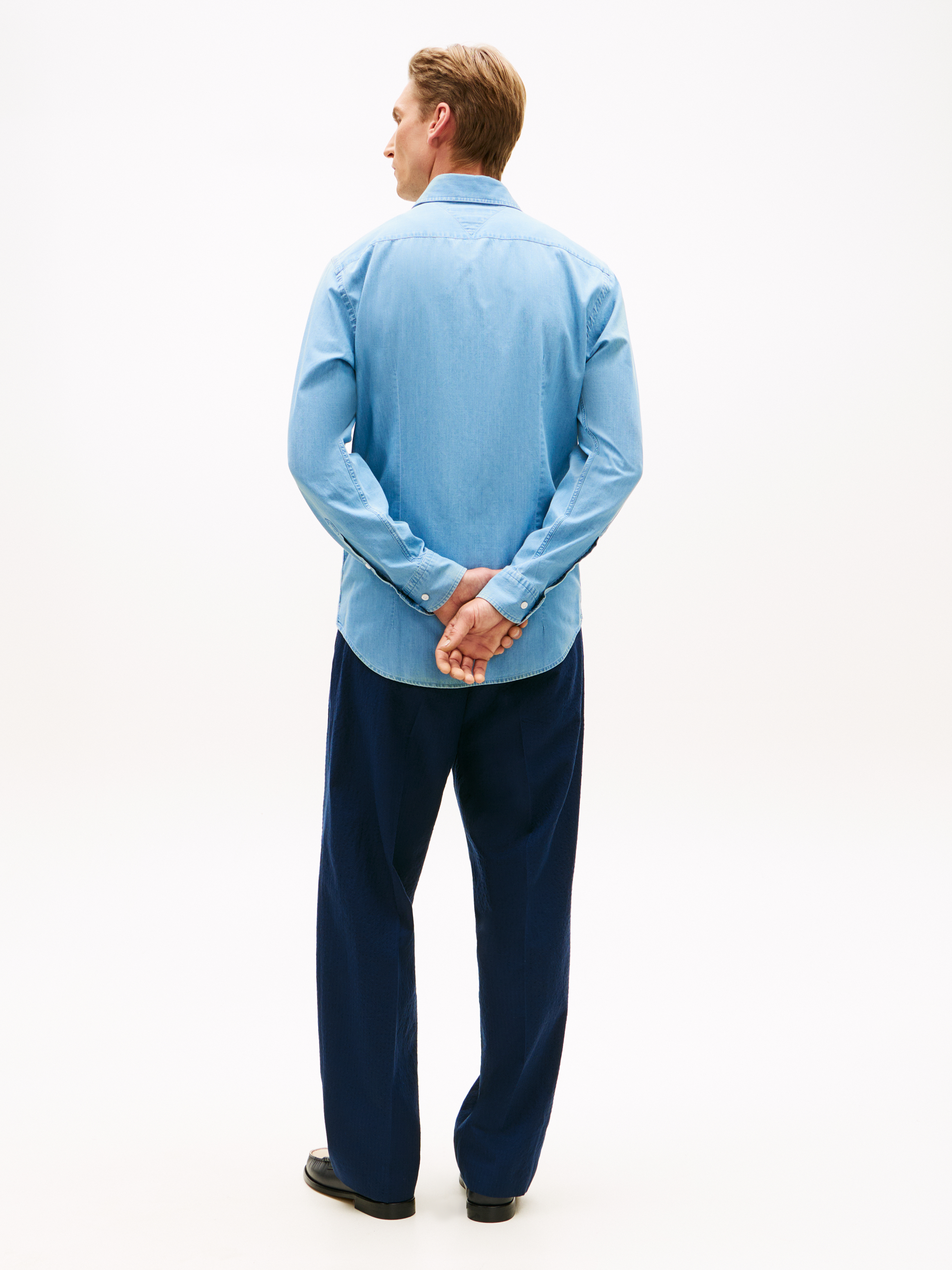 Tommy Hilfiger DC Denim Skjorte, Indigo Blue Bell, S