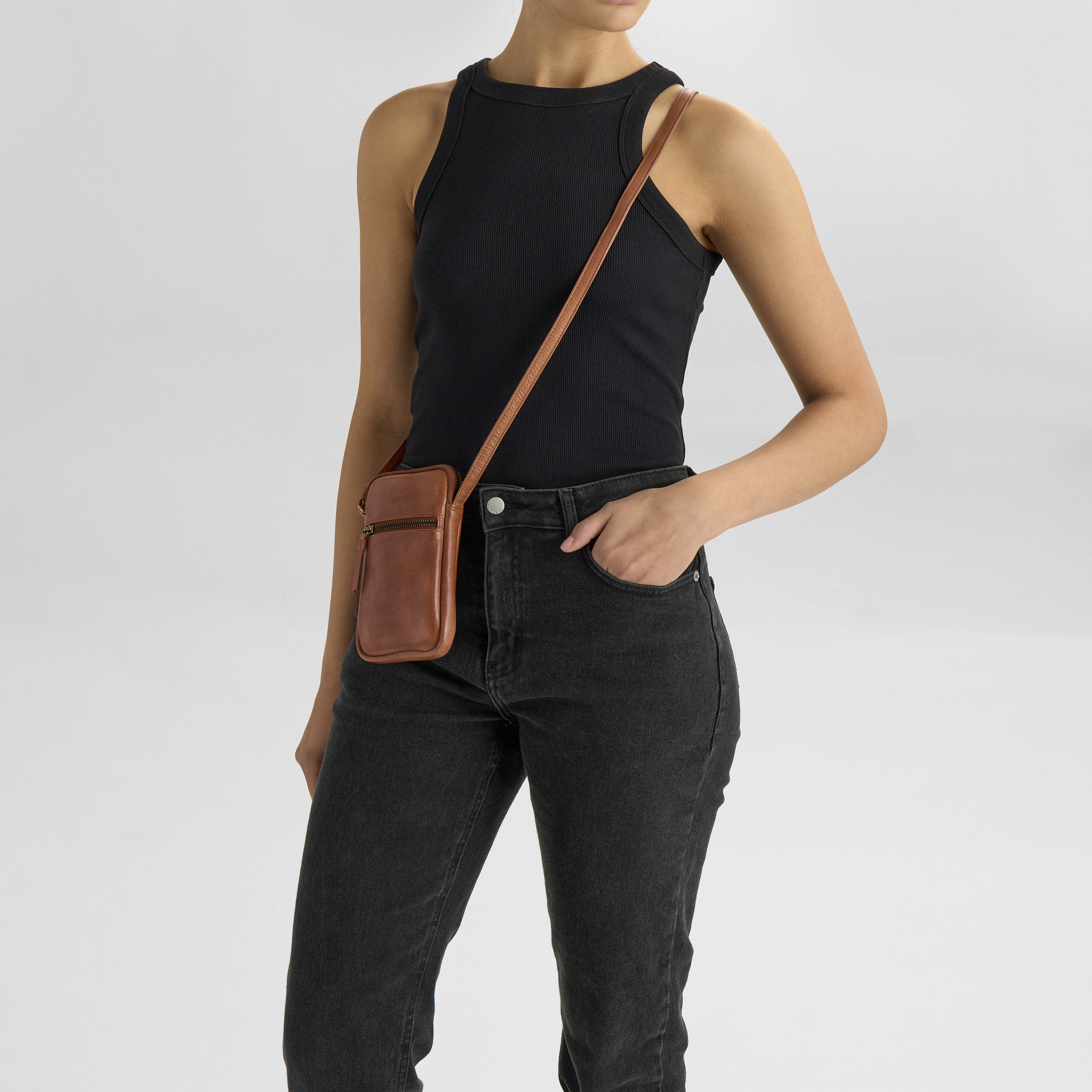 Markberg River Mobiltaske, Cognac