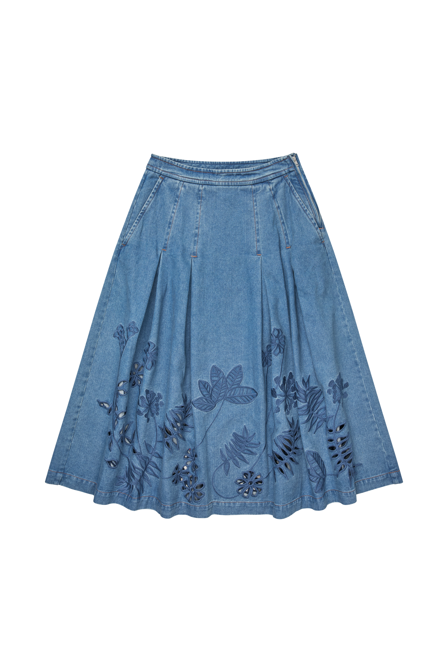 Munthe Bowen Nederdel, Blue, 40