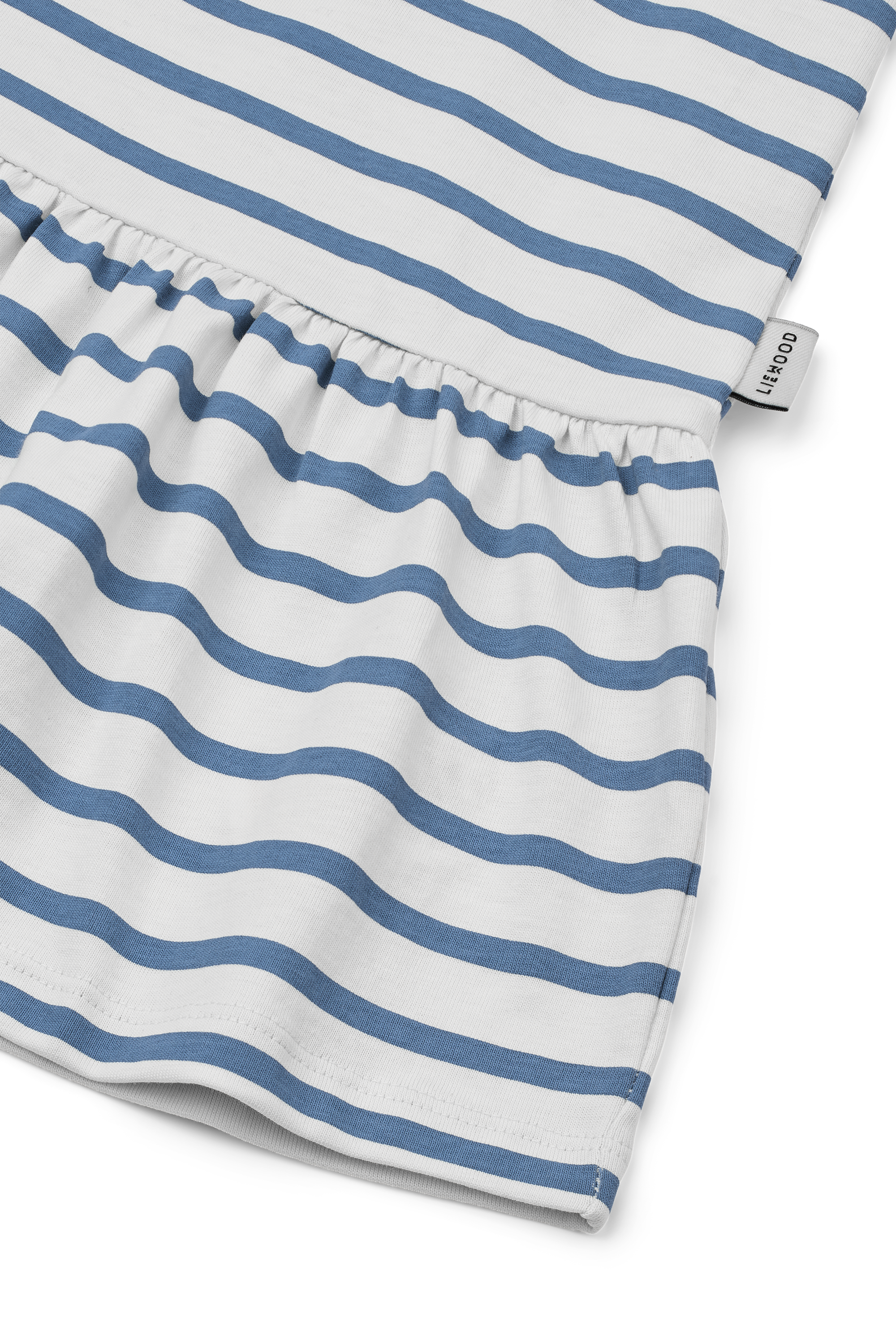 Liewood Madden Stribet Kjole, Riverside/Creame De La Creme, 110-116 cm