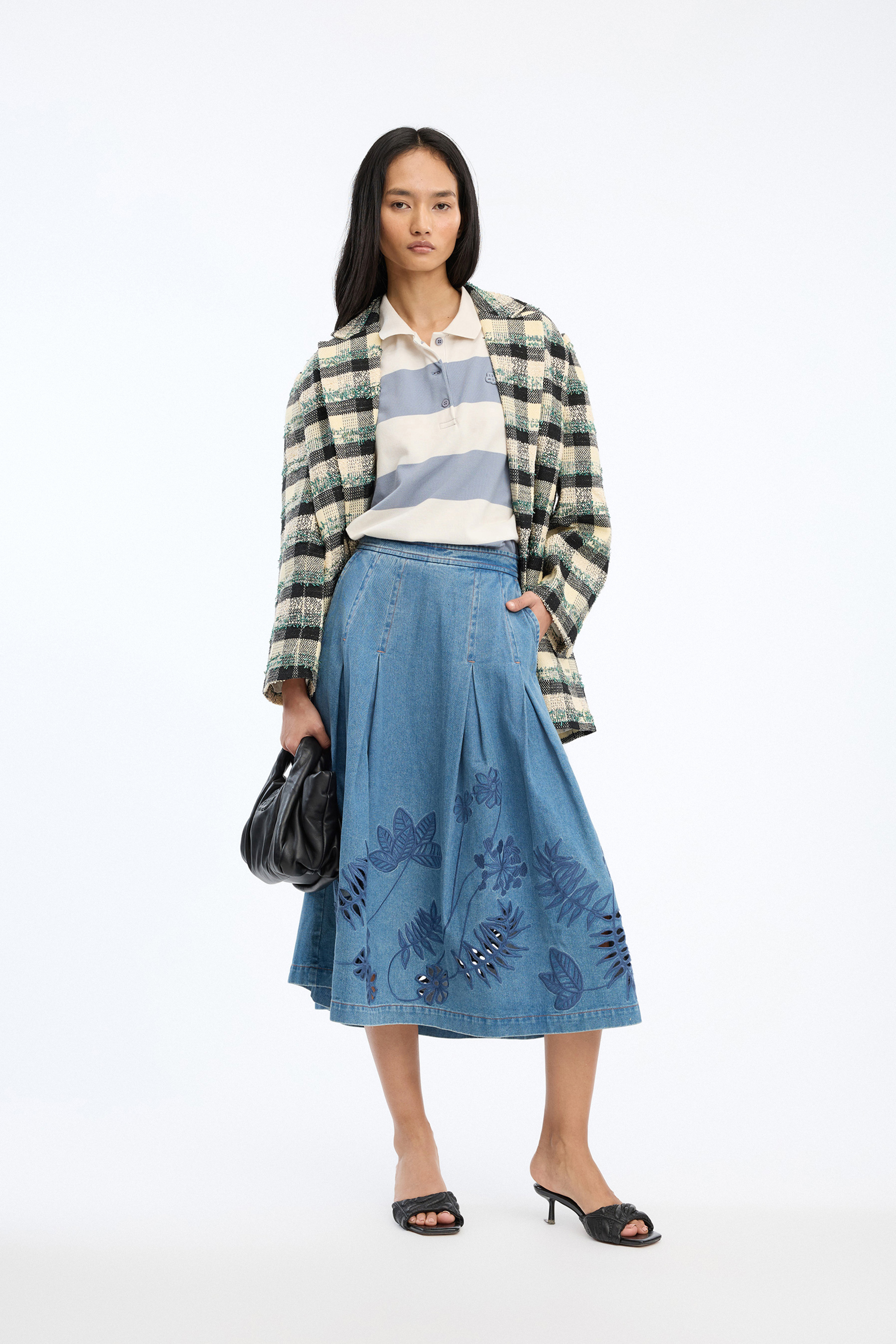 Munthe Bowen Nederdel, Blue, 42